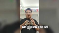 Wire mesh cable tray 8174