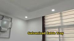 Zinc Coating Galvanized Steel Cable Tray Solid Bottom  Trough