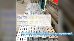 Aluminum Cable Tray Strong Lightweight Space Saving