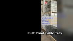 GI Perforated Cable Tray Rust Protection Ventilation