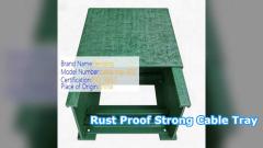 FRP Cable Tray Rust Proof Strong Lightweight