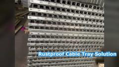 galvanized perforated cable tray