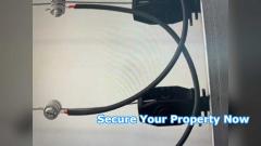 electric perimeter security fence
