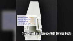 UL Certified Divided PVC Wiring Duct for Industrial Safety