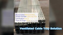 Galvanized Cable Tray Ventilation & Support
