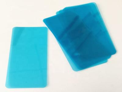 China high transparent easy tear blue PET protective film for mobile phone screen die cutting for sale