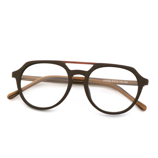 Quality Imitation Wood  Acetate Optical Frame For Men And Women MR 092 for sale