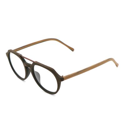 Cina Imitazione di telaio ottico in legno acetato per uomini e donne MR 092 in vendita