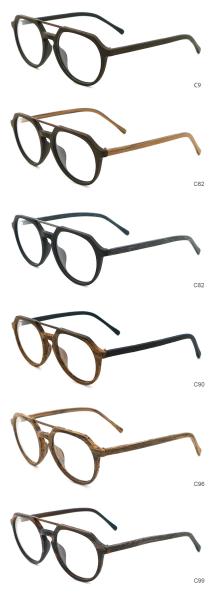 Quality Imitation Wood Acetate Optical Frame For Men And Women MR 092 for sale