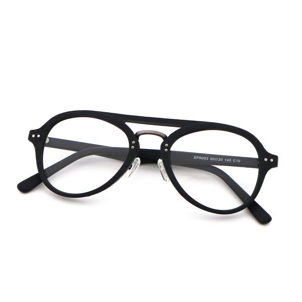 Quality Retro And Art Wood Copy Acetate Optical Glasses Frame MR 093 for sale