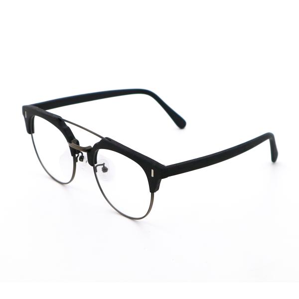Quality Factory Manual Vintage Wood Grain Acetate Glasses Frame MR 096 for sale