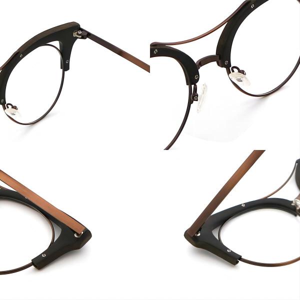 Quality Handmade Imitation Wood Acetate Optical Glasses Frame MR 0363 for sale