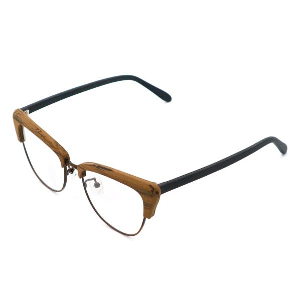 Quality Retro Handmade Wood Grain Acetate Optical Glasses Frame MR 0364 for sale