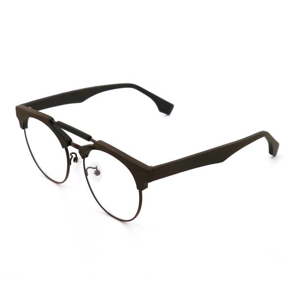 Quality Cheap And Fine Imitation Wood Acetate Optical Glasses Frame MR 0366 for sale