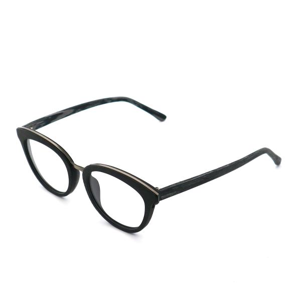 Quality Vogue Artisanal Wood Grain Acetate Optical Glasses Frame MR 0461 for sale