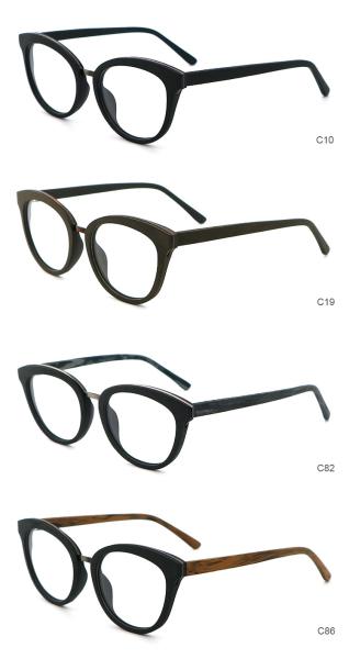 Quality Vogue Artisanal Wood Grain Acetate Optical Glasses Frame MR 0461 for sale