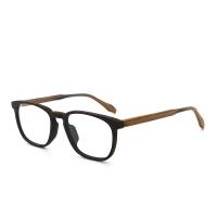 China Small Wood Grain Glasses Frames Manual Acetate Optical Frames for sale
