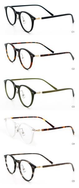 Quality Personality Unique Handmade Acetate Optical Frames Unisex MR 98A06 for sale