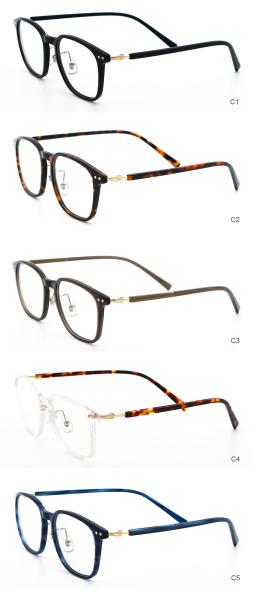 Quality Hot selling Women Men Vintage Acetate Optical Glasses MR 98A07 for sale
