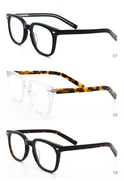 Quality Latest Classic Vintage Individuality Acetate Glasses Frames MR 98A11 for sale