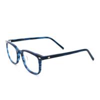 China Adjustable Temple Handmade Acetate Optical Glasses Frames MR 98018 for sale