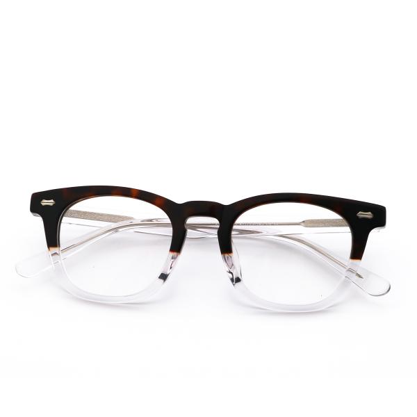 Quality Titanium Thin Thick Acetate Glasses Frames MR 98052 for sale
