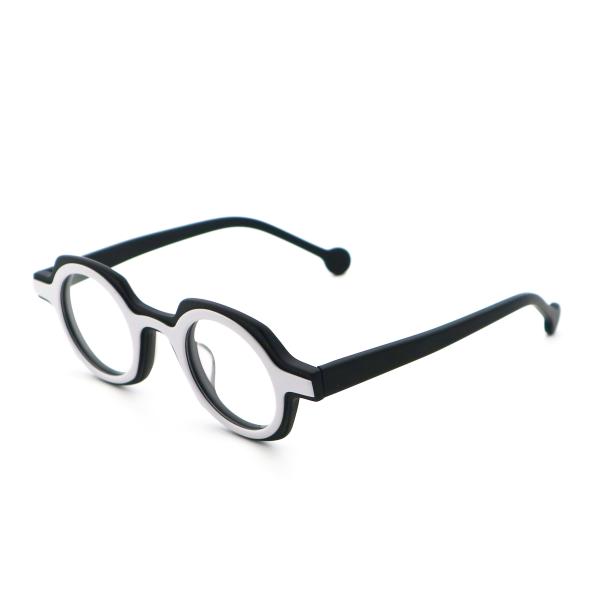 Quality Black Brown Blue Acetate Glasses Optical Frames MR 98061 for sale
