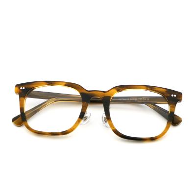 China Square Pink Small Round Acetate Glasses Handmade Full-Rim Frame Personal for sale