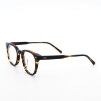China Prevalent Retro Handiwork Acetate Optical Glasses Frame MR 98619 for sale