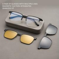 China Magnetic Pure Titanium  Aluminum Optical Frame Universal Set Frame for sale