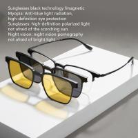 China Magnetic Pure Titanium  Aluminum Optical Frame Universal Set Frame for sale