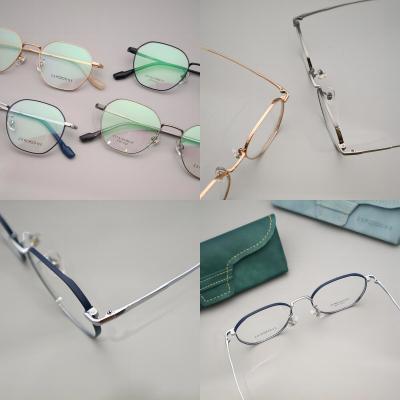 China Good Resilient Beta Titanium Glasses Frames Women'S Man Mens for sale