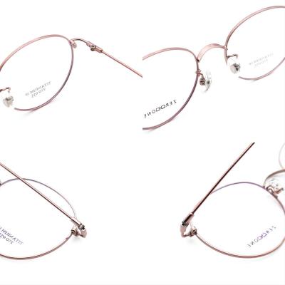 China Ultra Light Weight Bate Titanium Glasses Lenses Simple Style  Light for sale