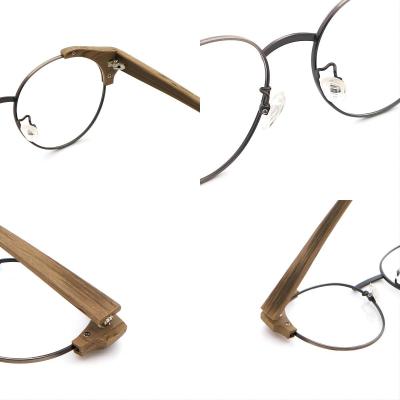 Cina Occhiali in legno artigianale Copia Acetato Cornice Occhiali Retro Quadrati in vendita