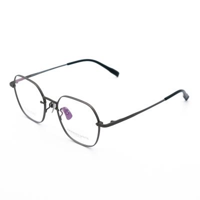 Cina Cornice di occhiali di sicurezza in titanio metallico sottile Leggero Comodo Cornice ottica in titanio puro in vendita