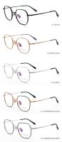 China IP Plating Adjustable Pure Titanium Glasses Frames For Women Men for sale