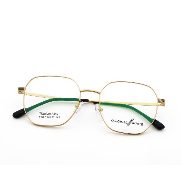 Quality Flexible Fashionable Β Titanium Optical Frame Eyeglasses 66357 for sale