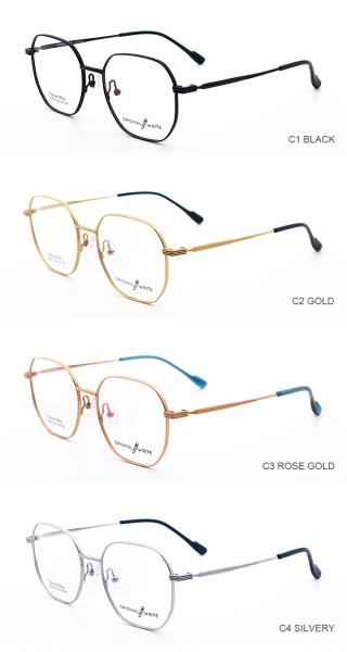 Quality Flexible Fashionable Β Titanium Optical Frame Eyeglasses 66357 for sale