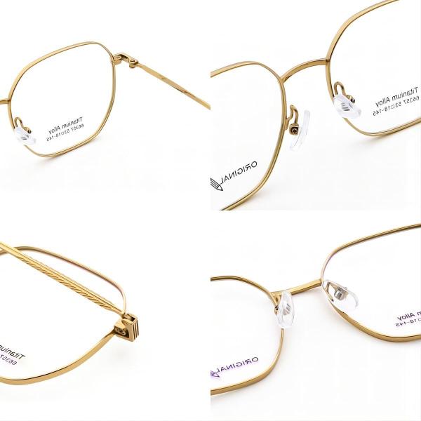 Quality Flexible Fashionable Β Titanium Optical Frame Eyeglasses 66357 for sale