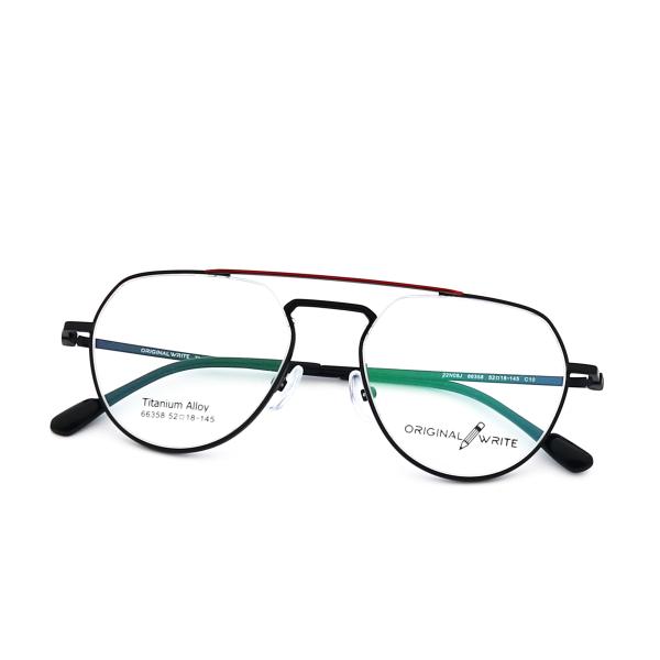 Quality IP Electroplate B Titanium Optical Eyewear Frame Glasses 66358 for sale