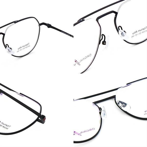 Quality IP Electroplate B Titanium Optical Eyewear Frame Glasses 66358 for sale