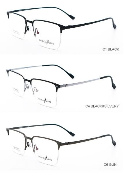 Quality IP Plating Fashionable Full-rim Β Titanium Glasses Frame 66361 for sale
