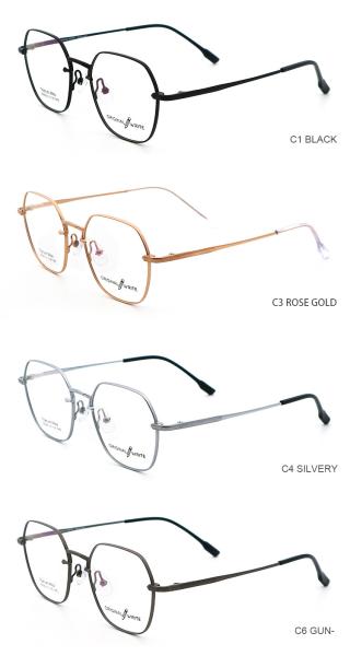 Quality Cheap And Fine IP Plating B Titanium Frame Men Women Glasses 66363 for sale