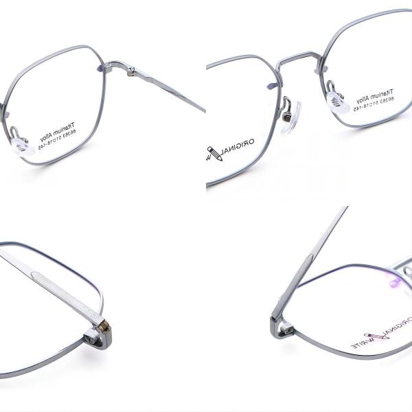Quality Cheap And Fine IP Plating B Titanium Frame Men Women Glasses 66363 for sale