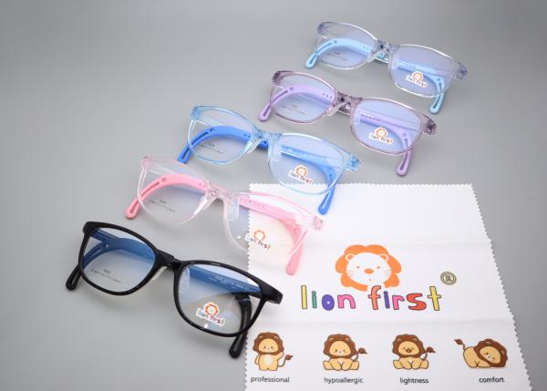 Quality Good Security Fashion Cute Kids TR And Silicone Eyeglasses LF 5519 for sale
