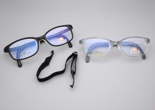 Quality Full-Rim Elliptic Frame Kids TR And Silicone Glasses LF 5523 for sale