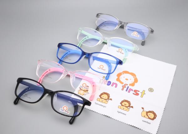 Quality Full-Rim Elliptic Frame Kids TR And Silicone Glasses LF 5523 for sale