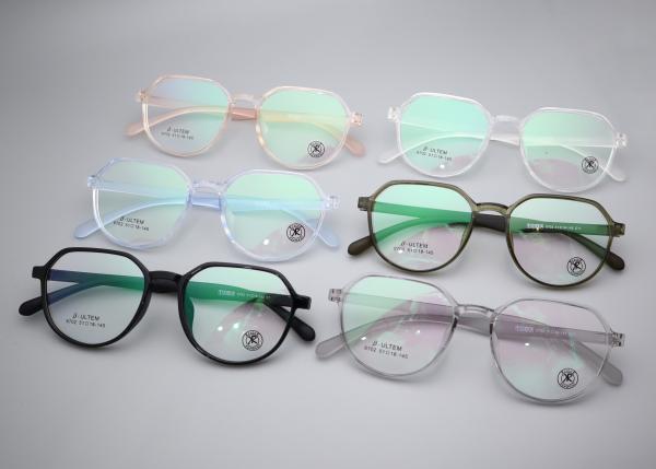 Quality Spectacle Tr90 Eyeglass Frames Hypoallergenic Temples Men Women for sale