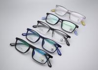 China Material Tr90 Frame Eyeglasses Rectangle Lightweight Unisex Design for sale