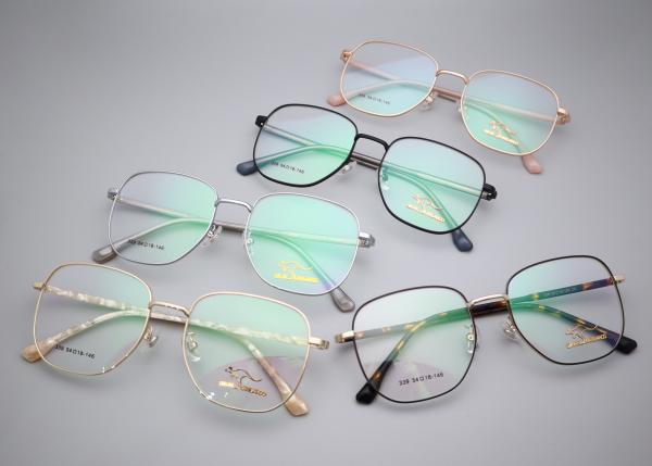Quality Rectangle Metal Frame Glasses Modern Style Metal Glasses Framework for sale